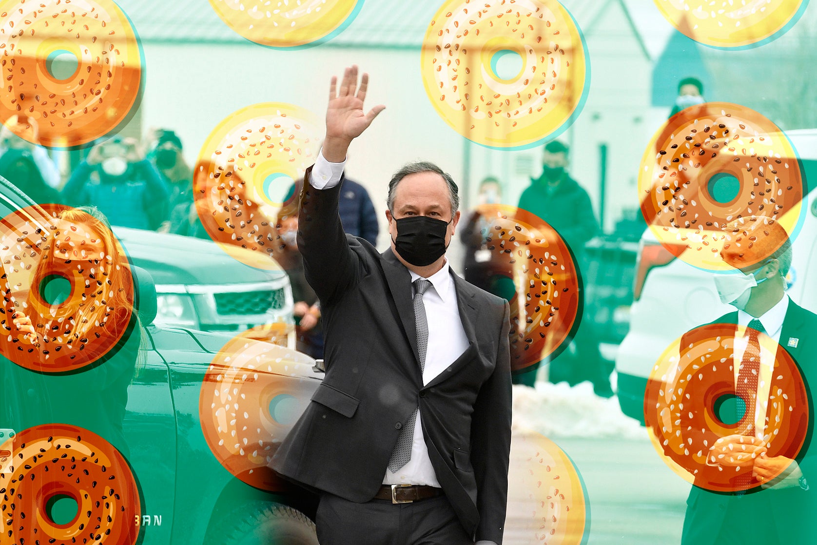 The Second Gentleman Cant Pass Up A Good Bagel Kveller 